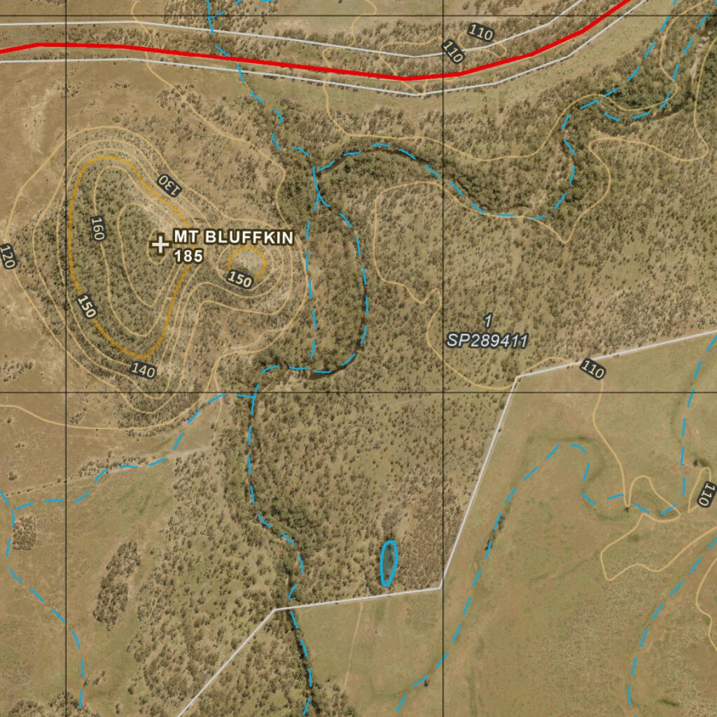 Mount Bluffkin (8752-42i) Map by Department of Resources | Avenza Maps