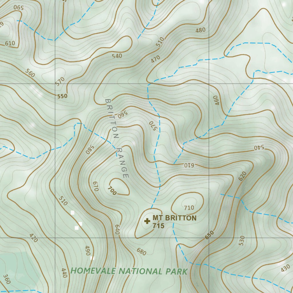 Mount Britton (8655-33) Map by Department of Resources | Avenza Maps