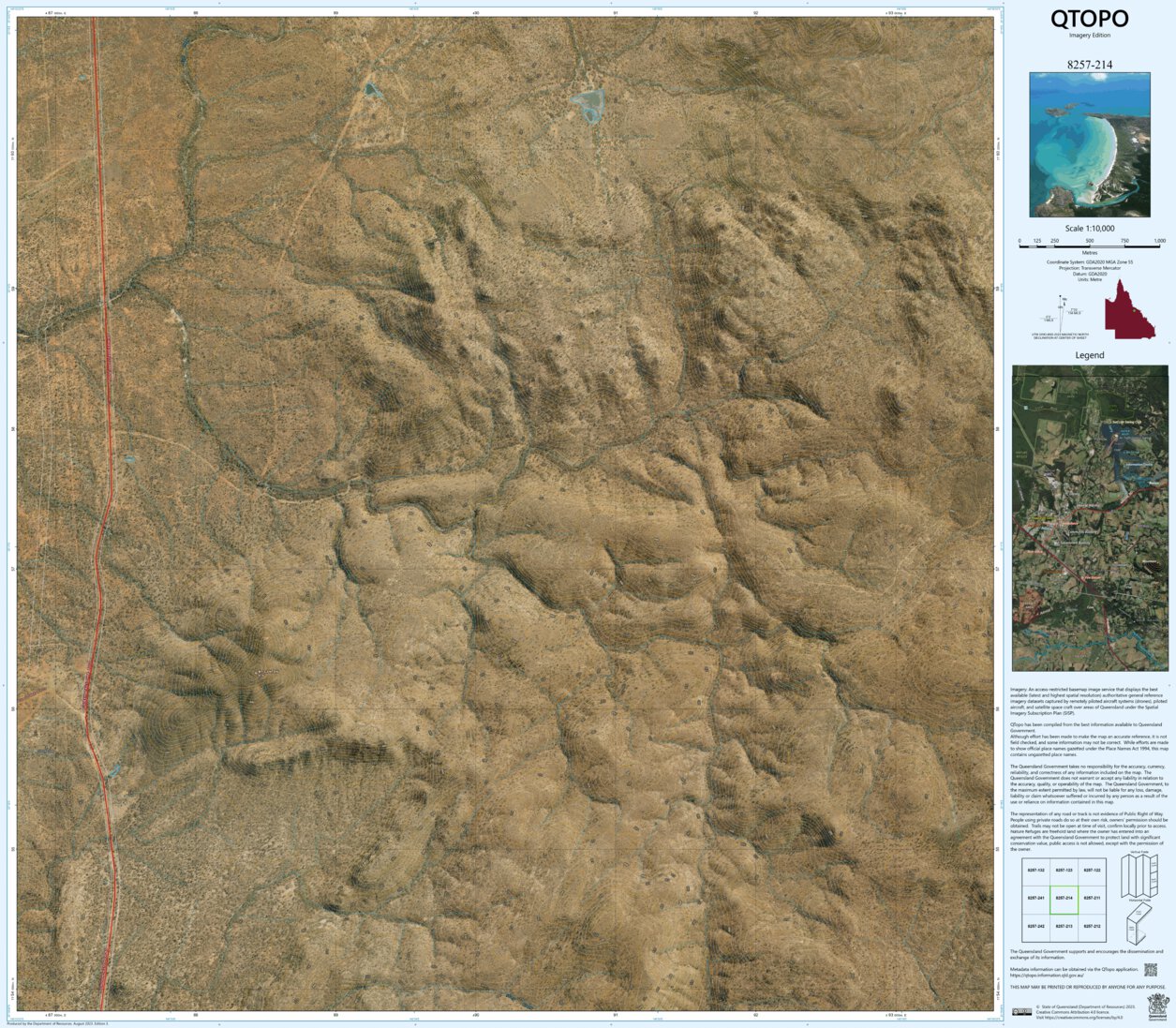 Mount Canton (8257-214i) Map by Department of Resources | Avenza Maps