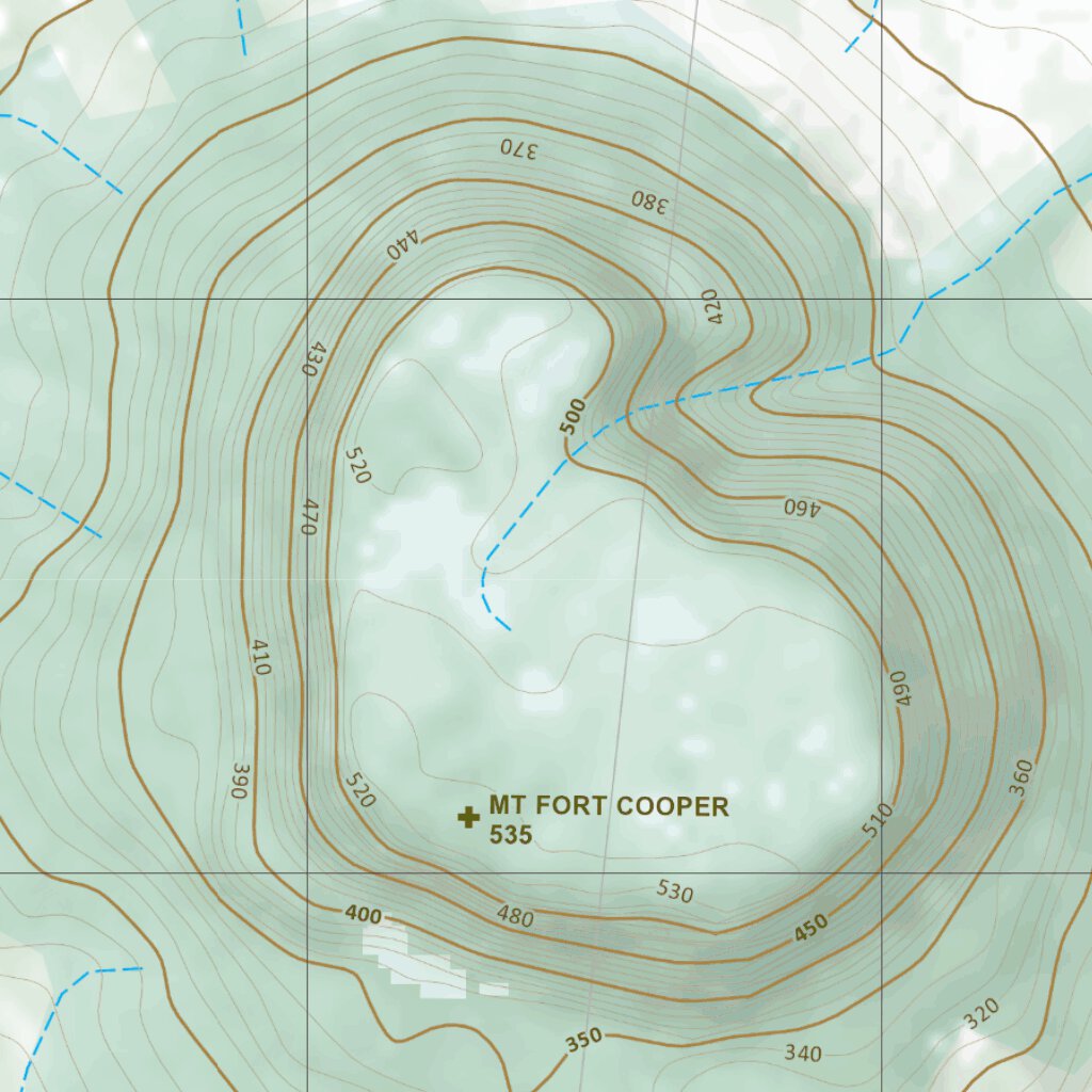 Mount Fort Cooper (8654-43) Map by Department of Resources | Avenza Maps