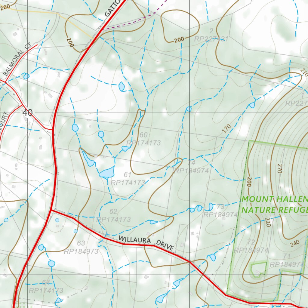 Mount Hallen (9343-21) Map by Department of Resources | Avenza Maps
