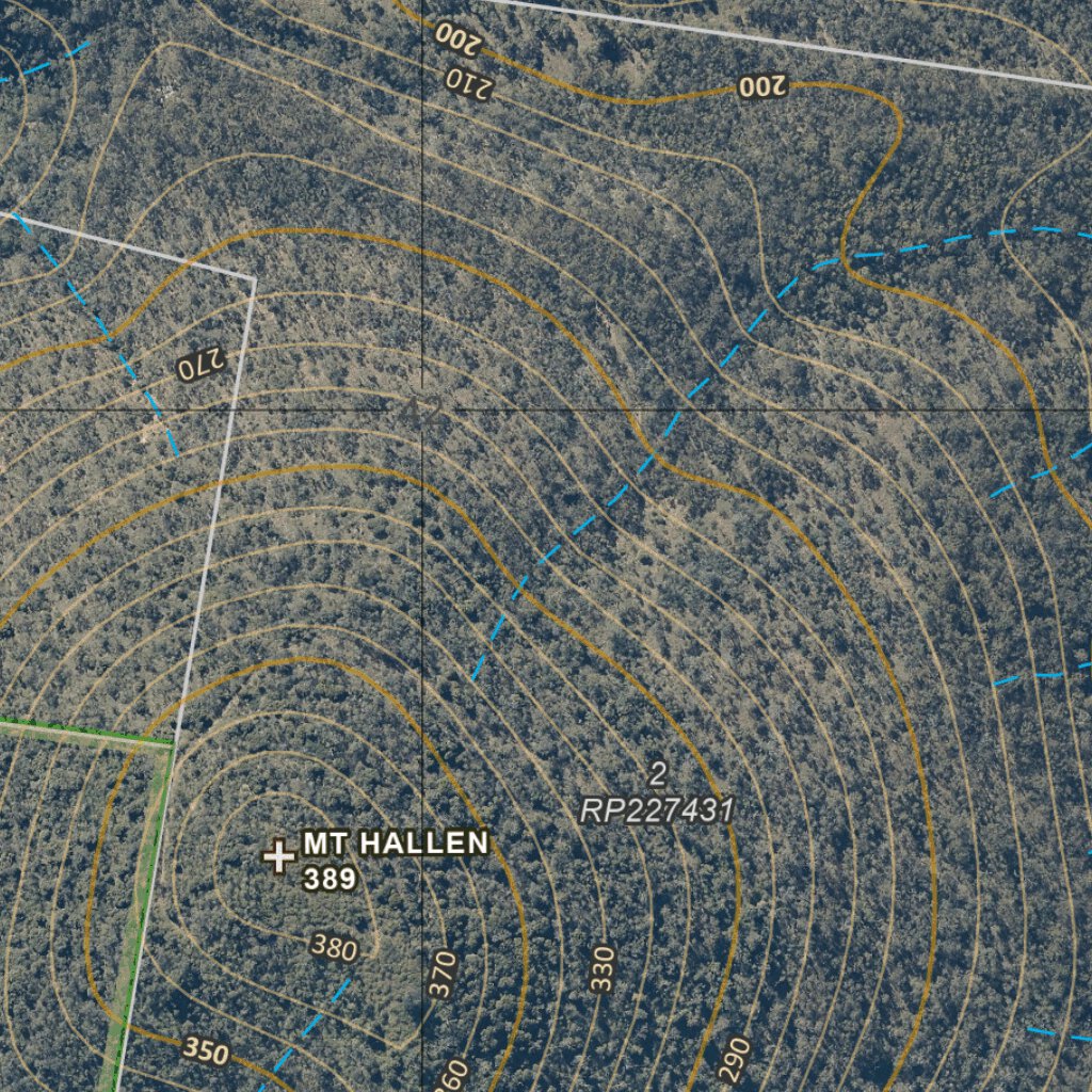 Mount Hallen (9343-213i) Map by Department of Resources | Avenza Maps
