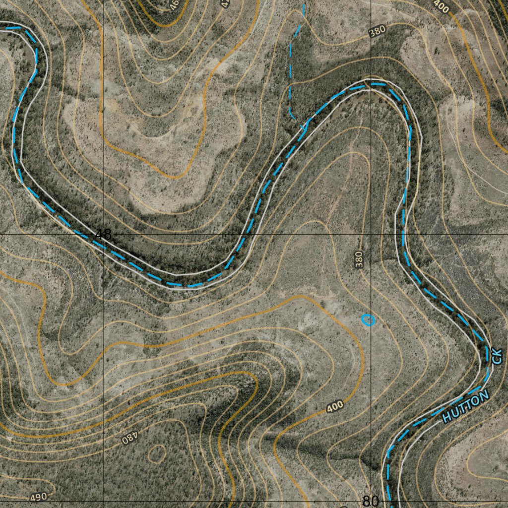 Mount Hutton (8646-24i) Map by Department of Resources | Avenza Maps