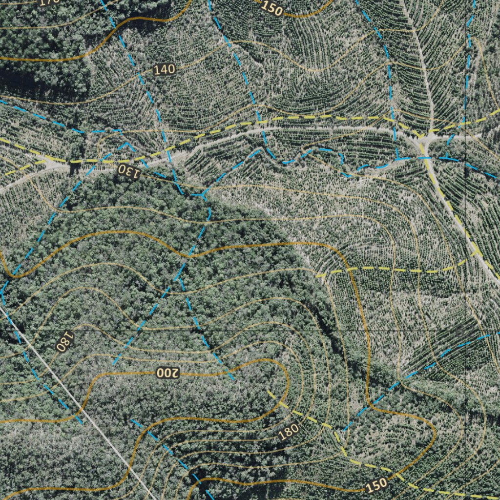 Mount Kandanga (9445-332i) Map by Department of Resources | Avenza Maps