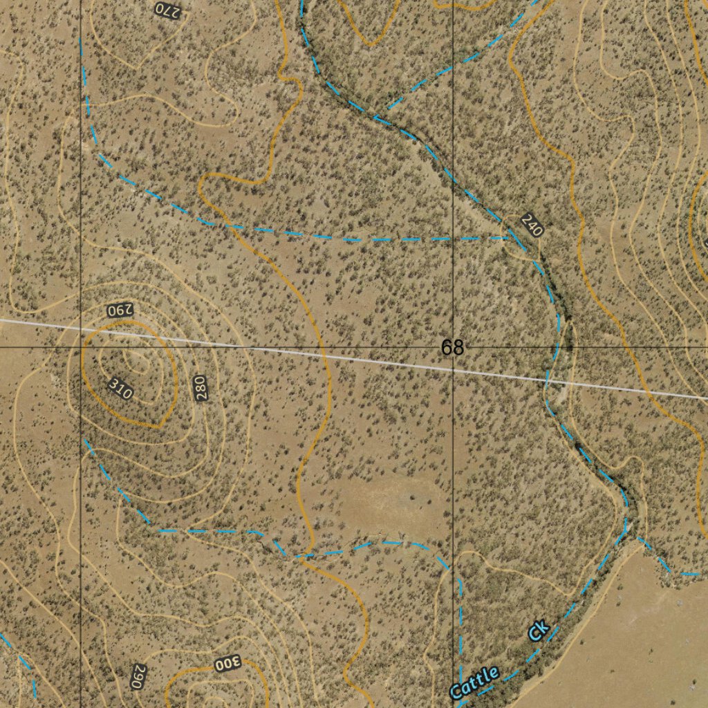 Mount Landsborough (8654-44i) Map by Department of Resources | Avenza Maps