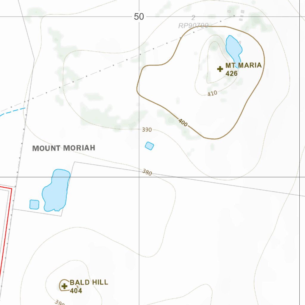 Mount Maria (9143-22) Map by Department of Resources | Avenza Maps