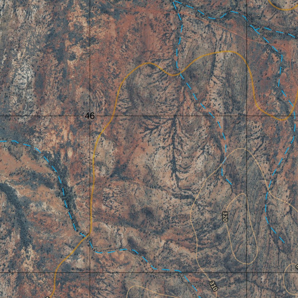 Mount Merlin (6954-21i) Map by Department of Resources | Avenza Maps
