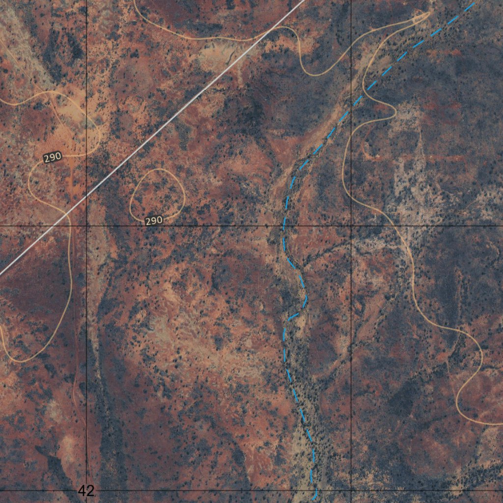 Mount Merlin (6954-22i) Map by Department of Resources | Avenza Maps
