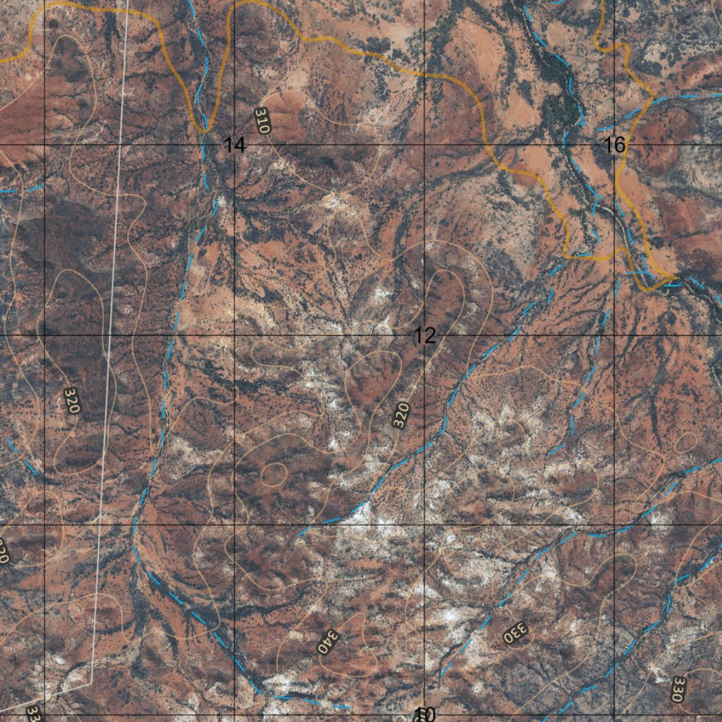 Mount Merlin (6954-4i) Map by Department of Resources | Avenza Maps