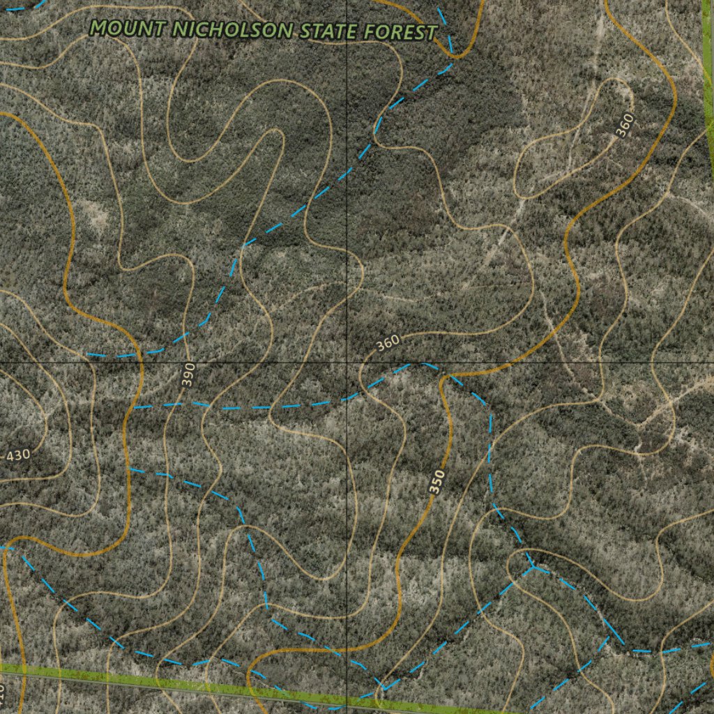 Mount Nicholson (8748-33i) Map by Department of Resources | Avenza Maps
