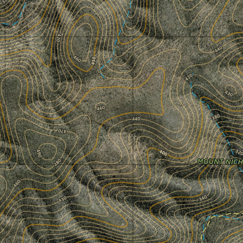 Mount Nicholson (8748-34i) Map by Department of Resources | Avenza Maps