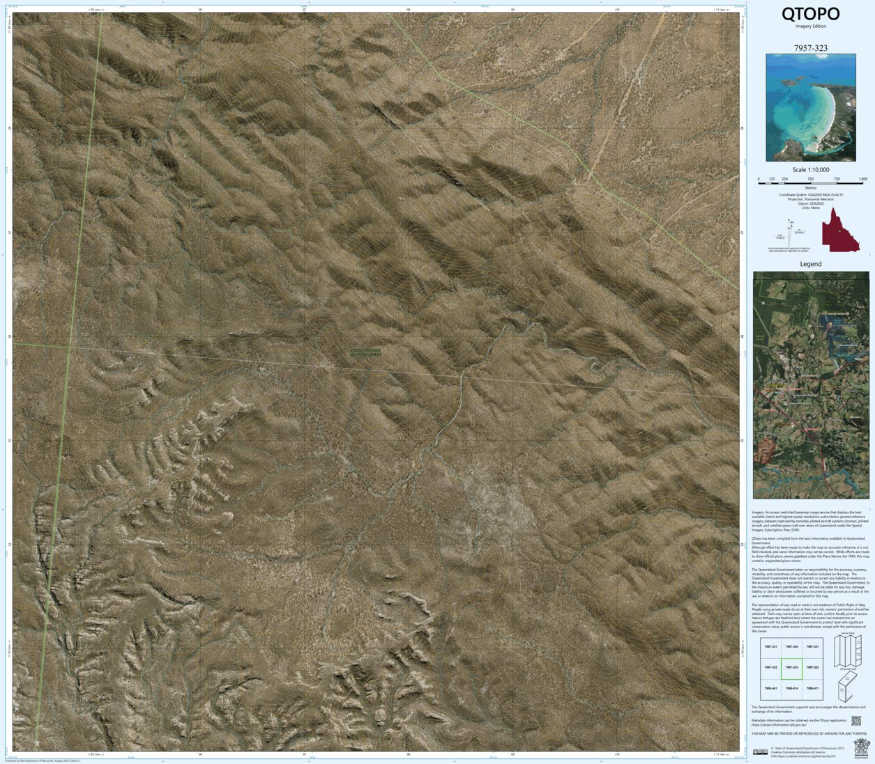 Mount Richardson (7957-323i) Map by Department of Resources | Avenza Maps