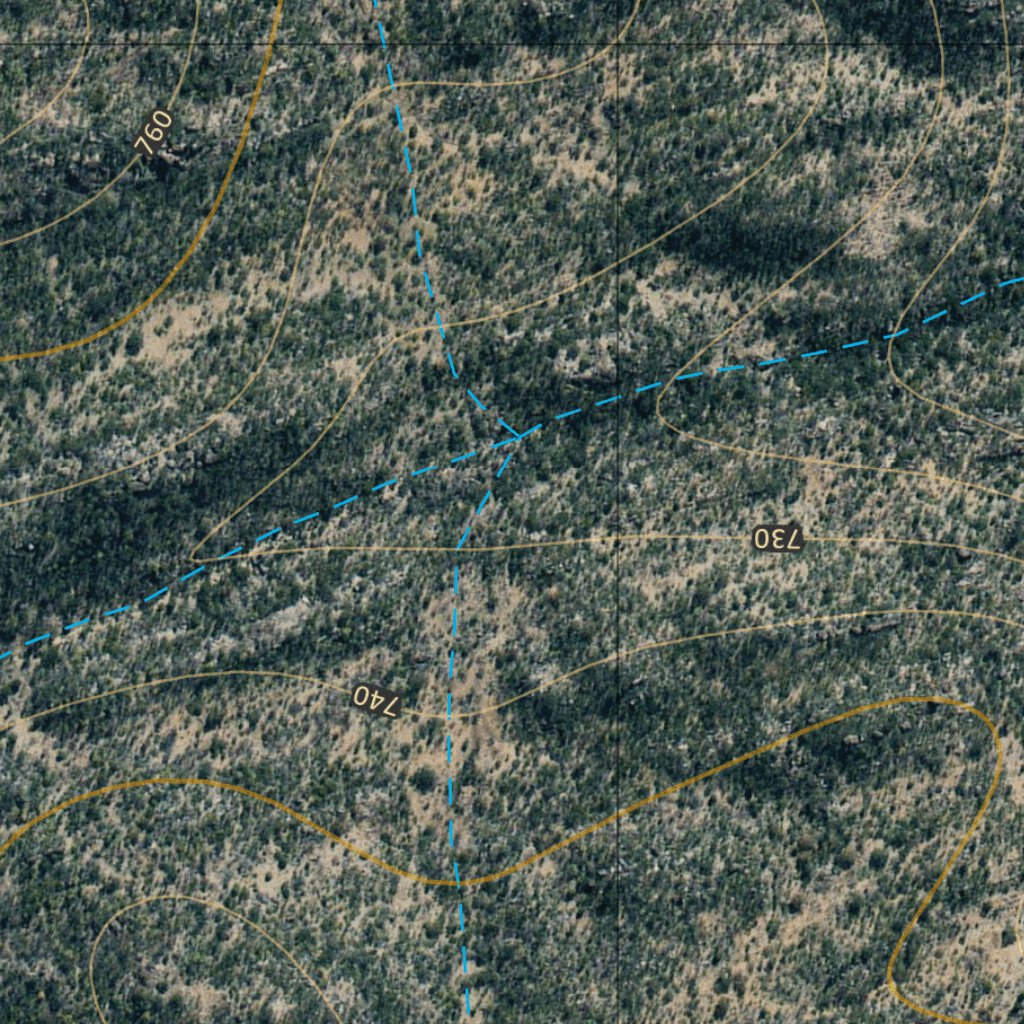 Mount Rous (7659-233i) Map by Department of Resources | Avenza Maps