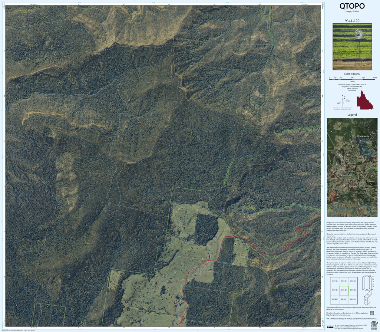 Mount Superbus (9341-122i) Map by Department of Resources | Avenza Maps