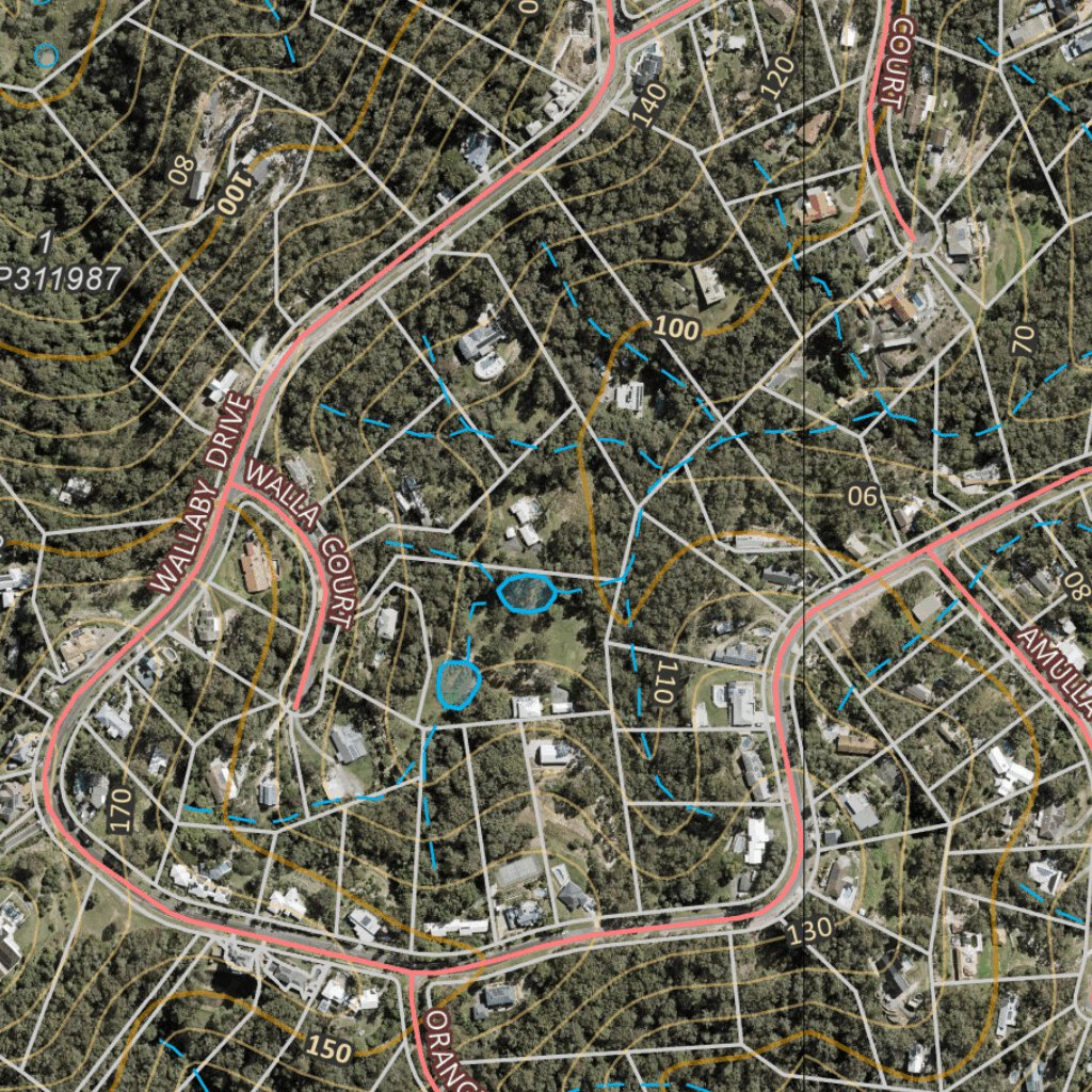 MUDGEERABA (9541-142i) Map by Department of Resources | Avenza Maps