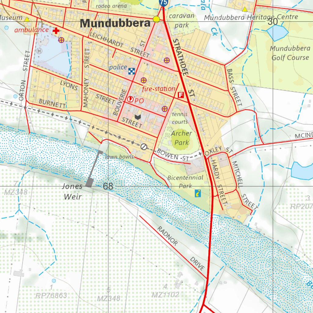 Mundubbera (9146-14) Map by Department of Resources | Avenza Maps