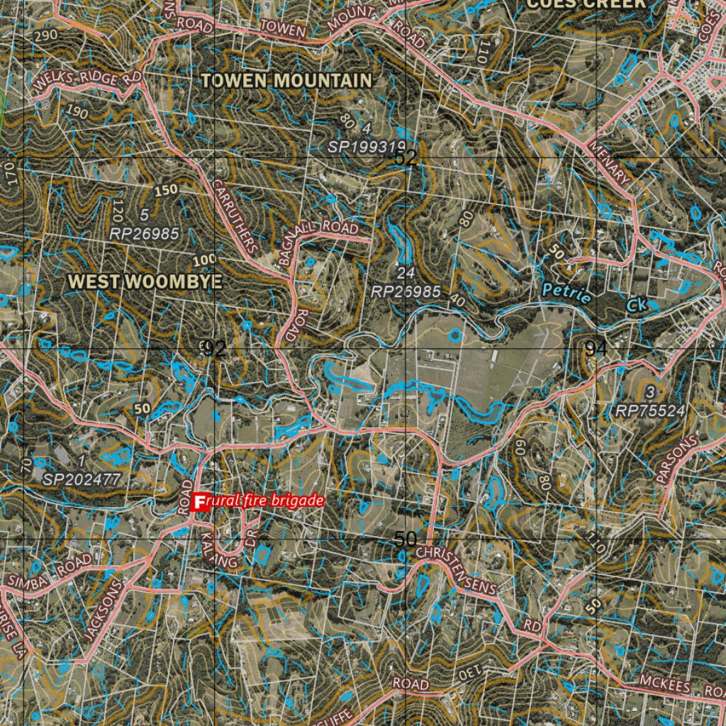 Nambour (9444-1i) Map by Department of Resources | Avenza Maps