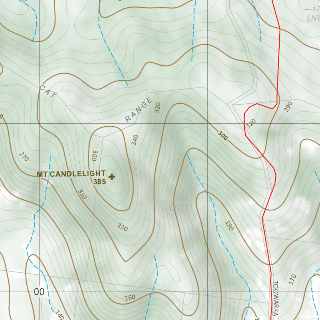 Native Cat Range (8951-32) Map by Department of Resources | Avenza Maps