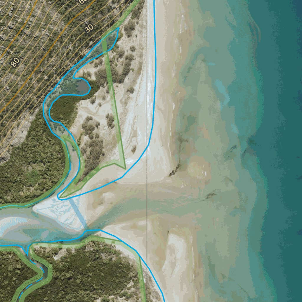 Nobbies Inlet (8458-241i) Map by Department of Resources | Avenza Maps