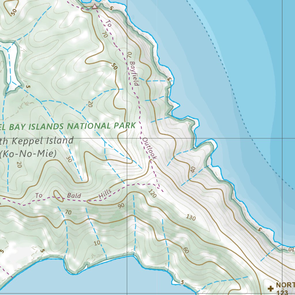 North Keppel (9051-11) Map by Department of Resources | Avenza Maps