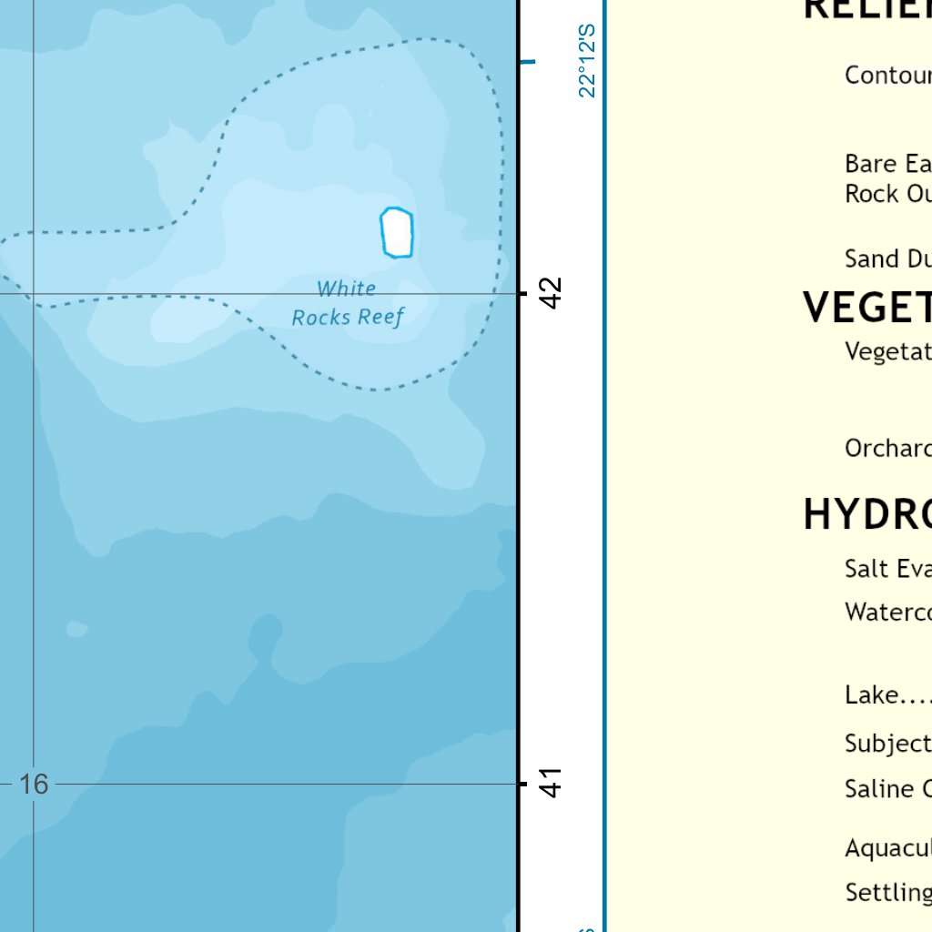 North West Channel (8953-42) Map by Department of Resources | Avenza Maps