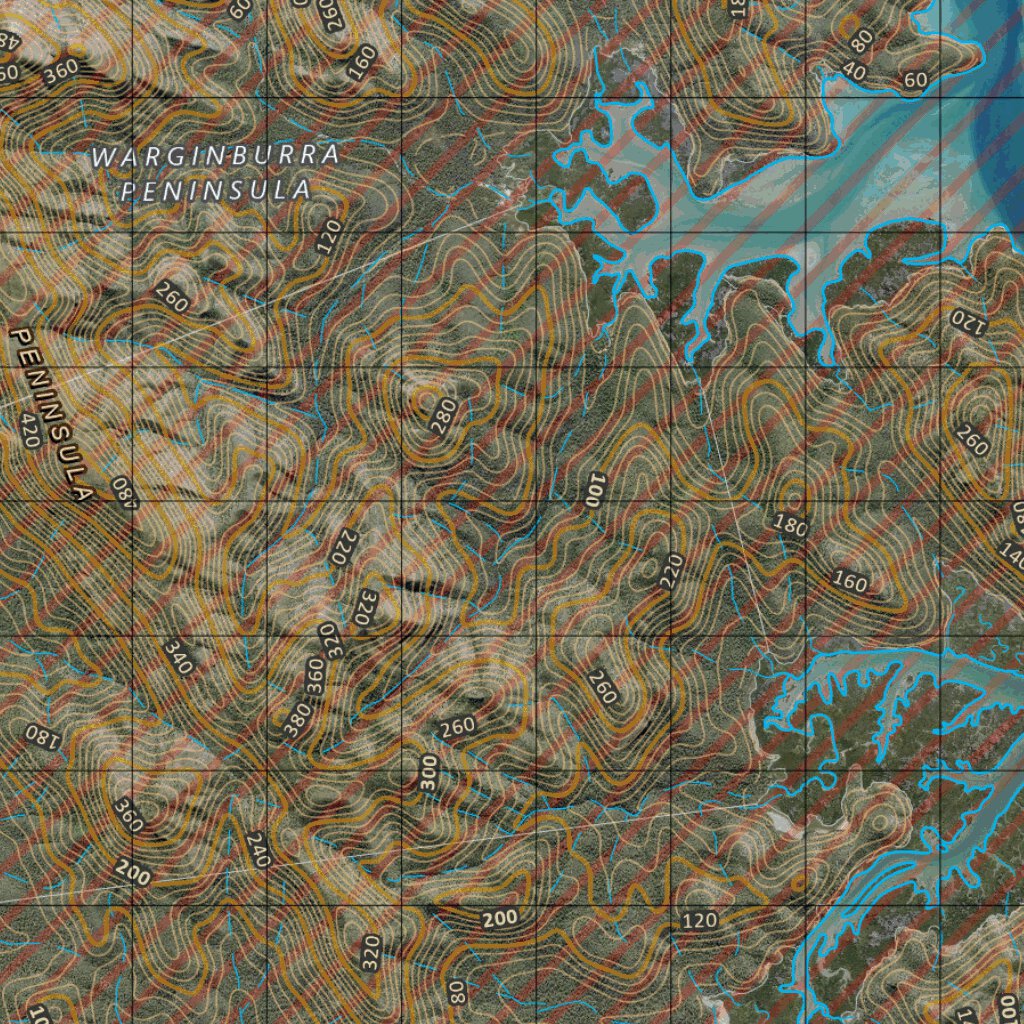 Peninsula Range (9053i) Map by Department of Resources | Avenza Maps