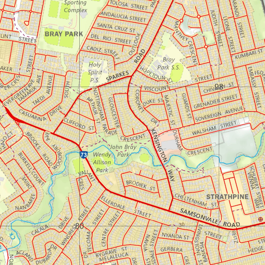 Petrie (9443-21) Map by Department of Resources | Avenza Maps