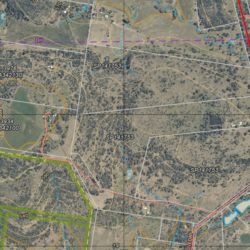 Pittsworth (9242-42i) Map by Department of Resources | Avenza Maps