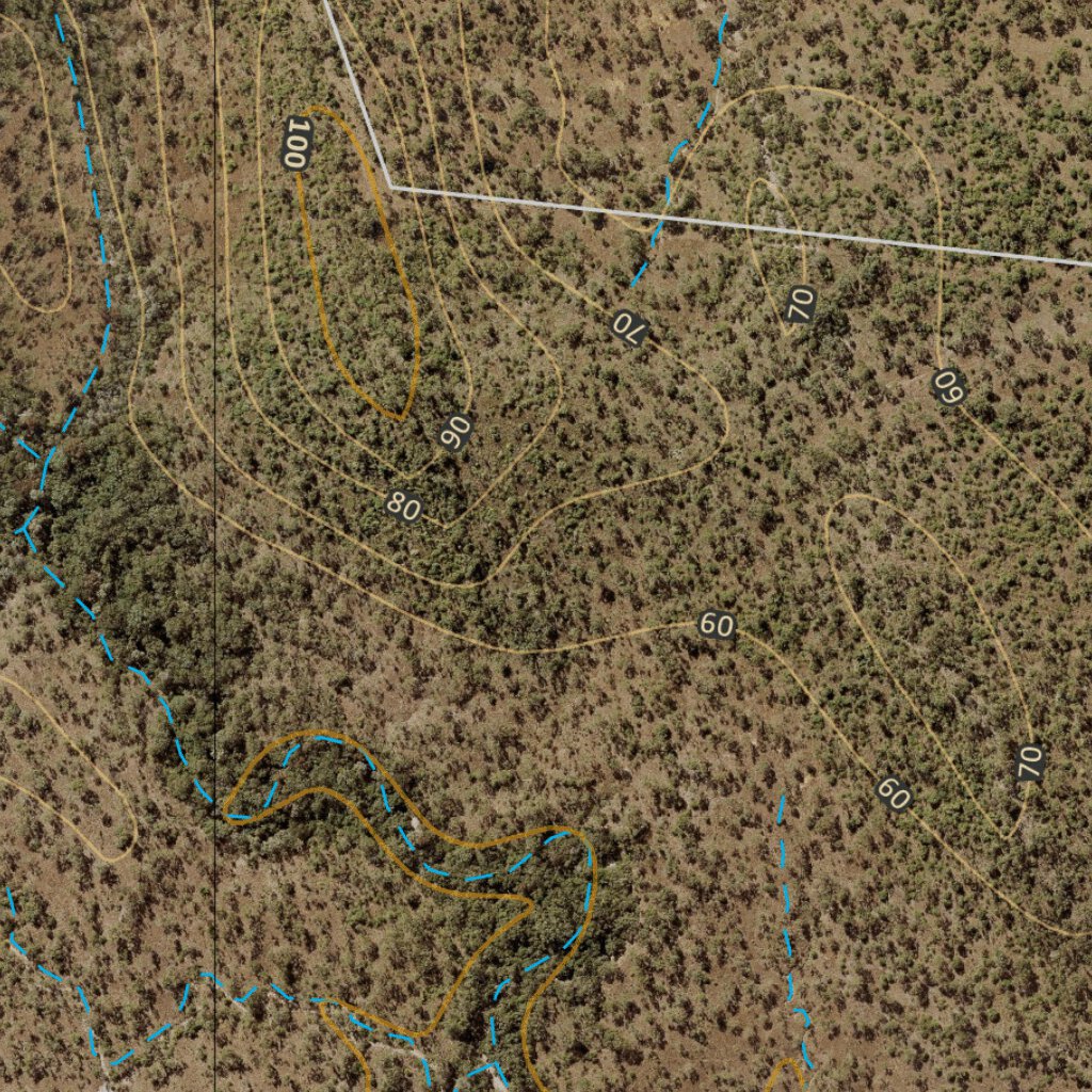 Rocky Ponds Creek (8458-331i) Map by Department of Resources | Avenza Maps