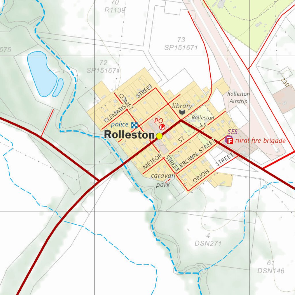 Rolleston (8649-33) Map by Department of Resources | Avenza Maps
