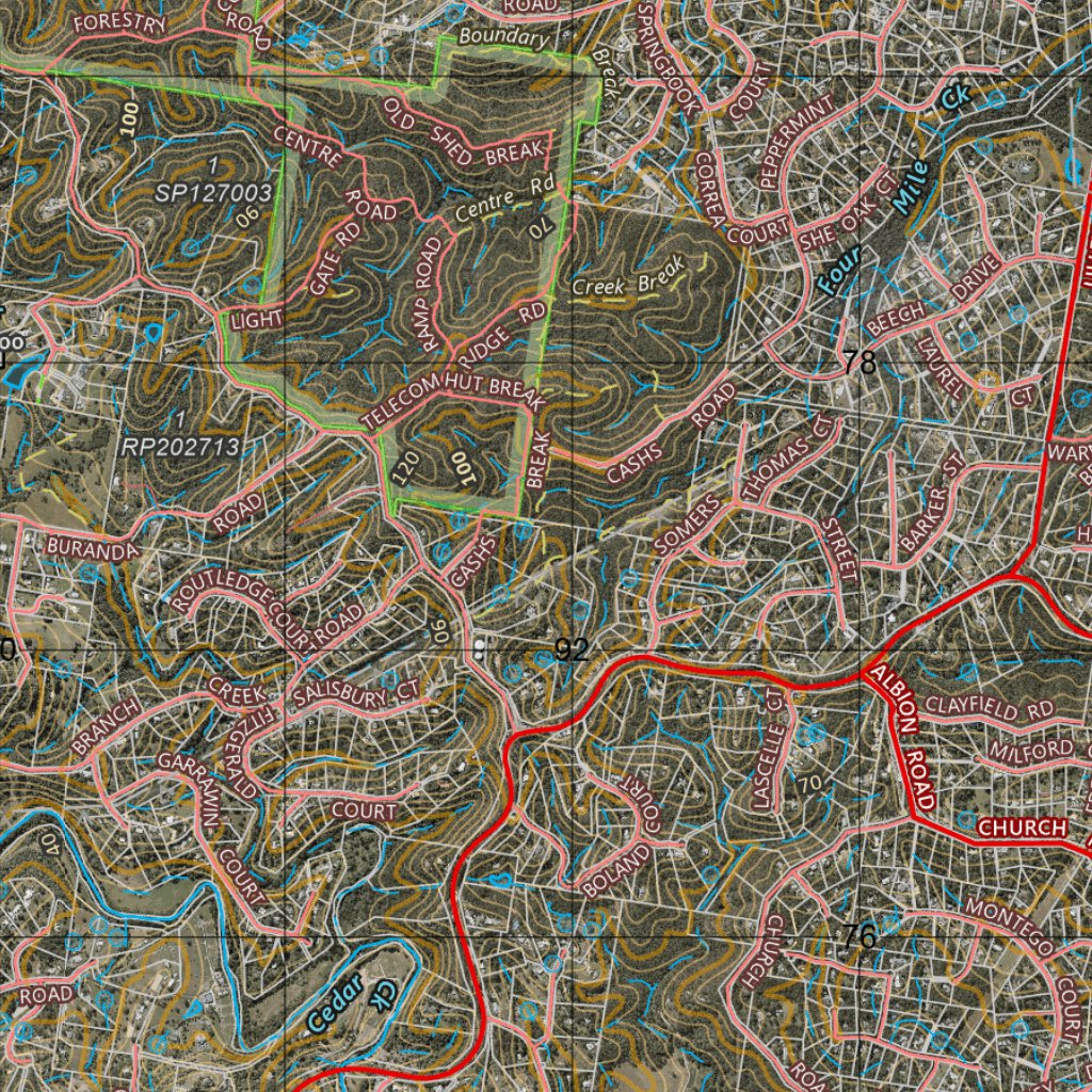 Samford (9443-2i) Map by Department of Resources | Avenza Maps