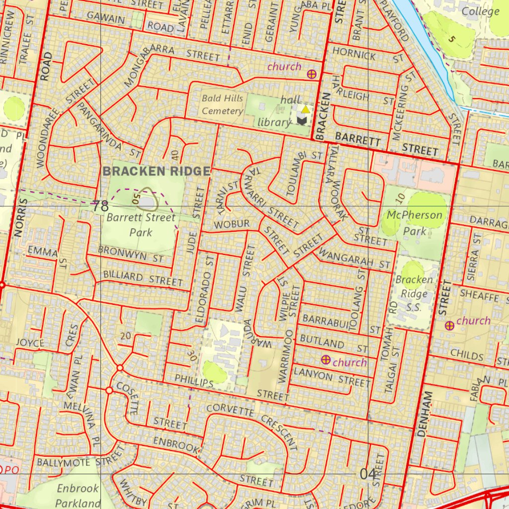 Sandgate (9543-34) Map by Department of Resources | Avenza Maps