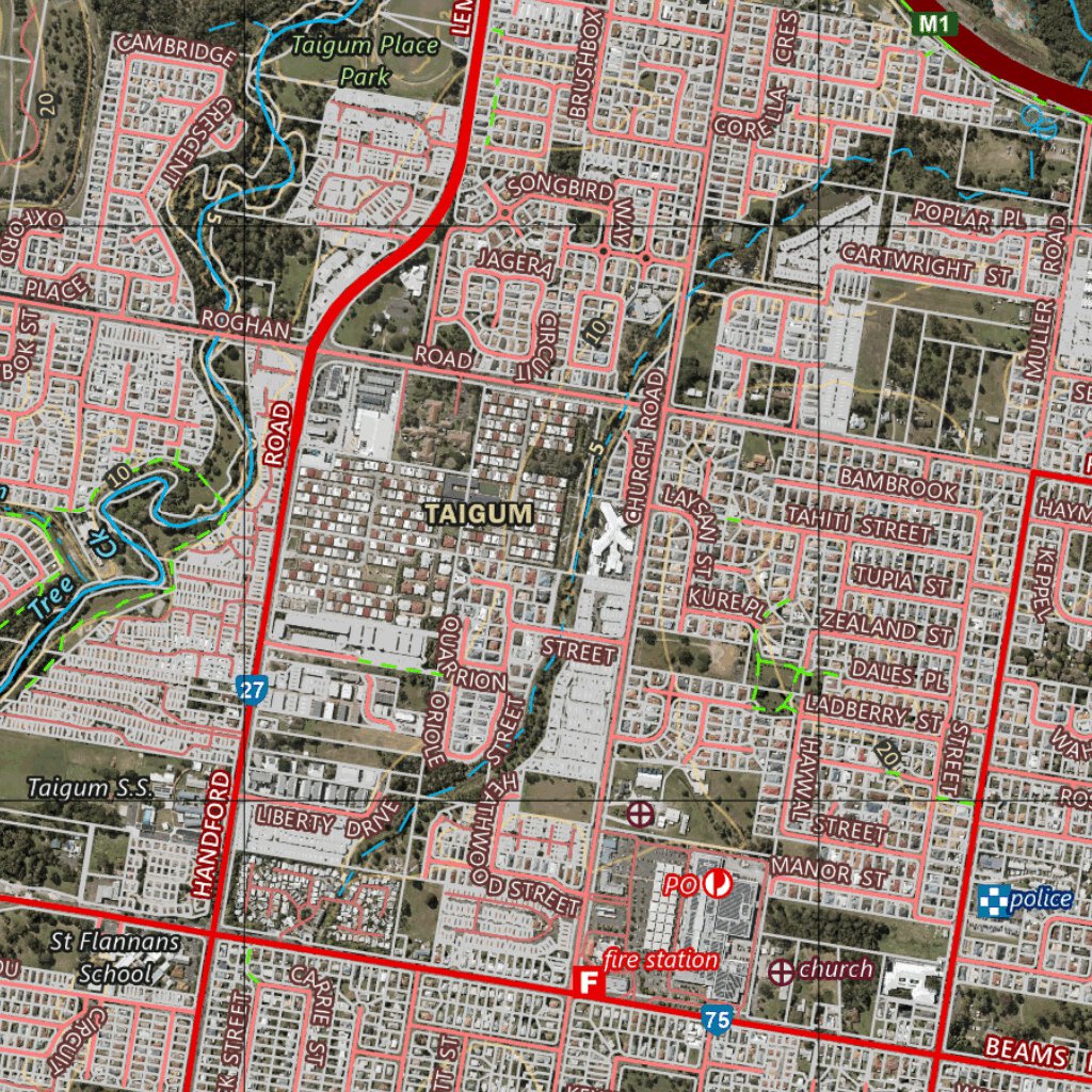 Sandgate (9543-34i) Map by Department of Resources | Avenza Maps