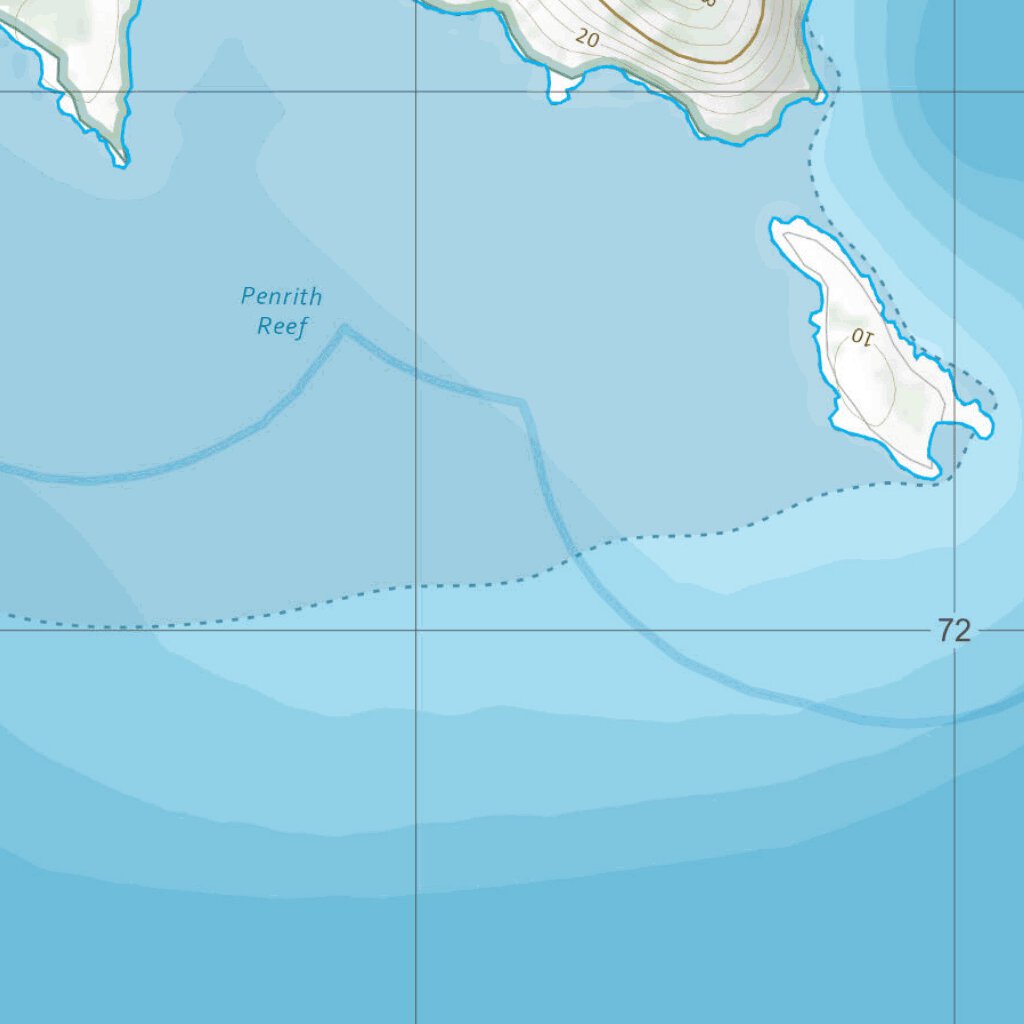 Snare Peak Island (8855-11) Map by Department of Resources | Avenza Maps