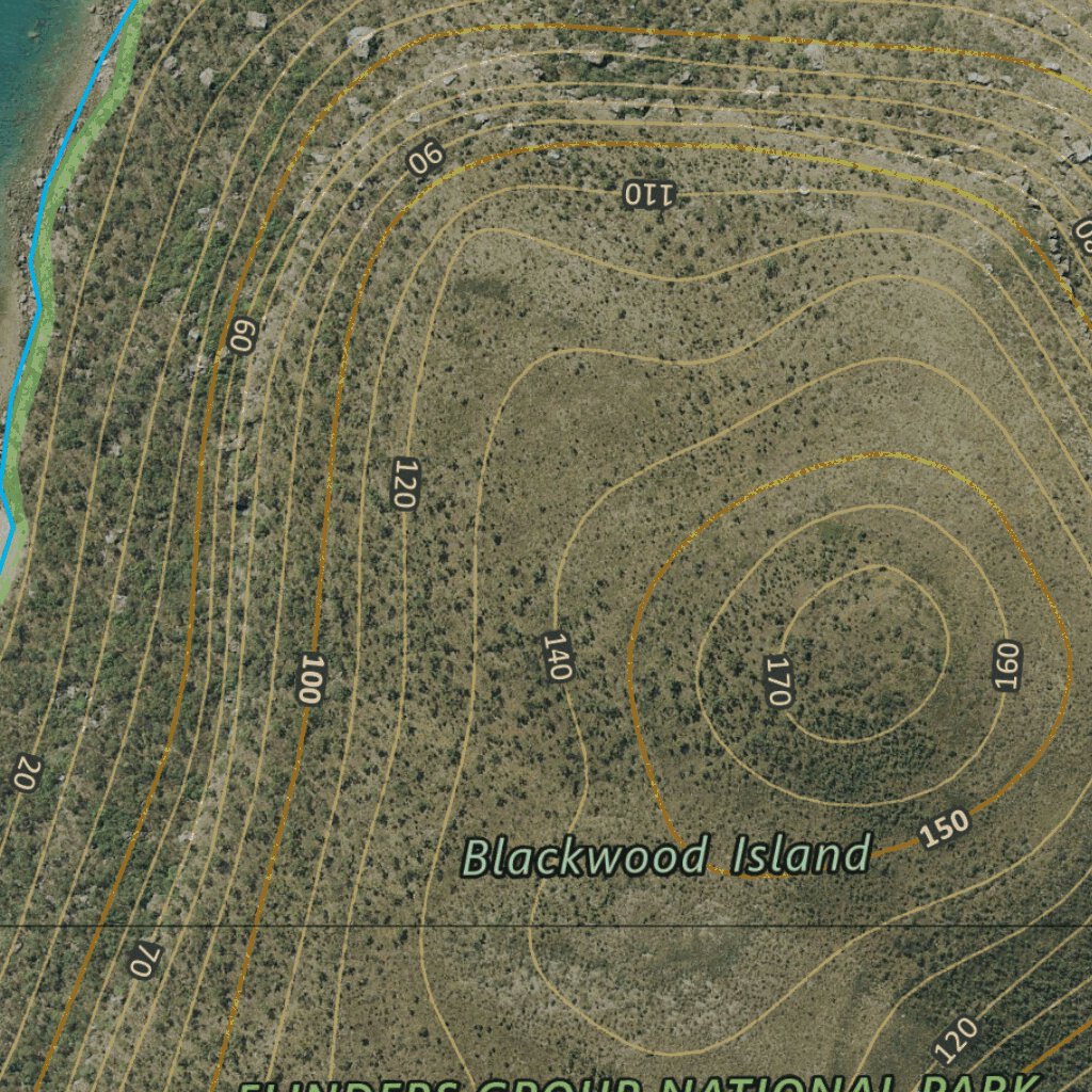 Stanley Island (7769-422i) Map by Department of Resources | Avenza Maps