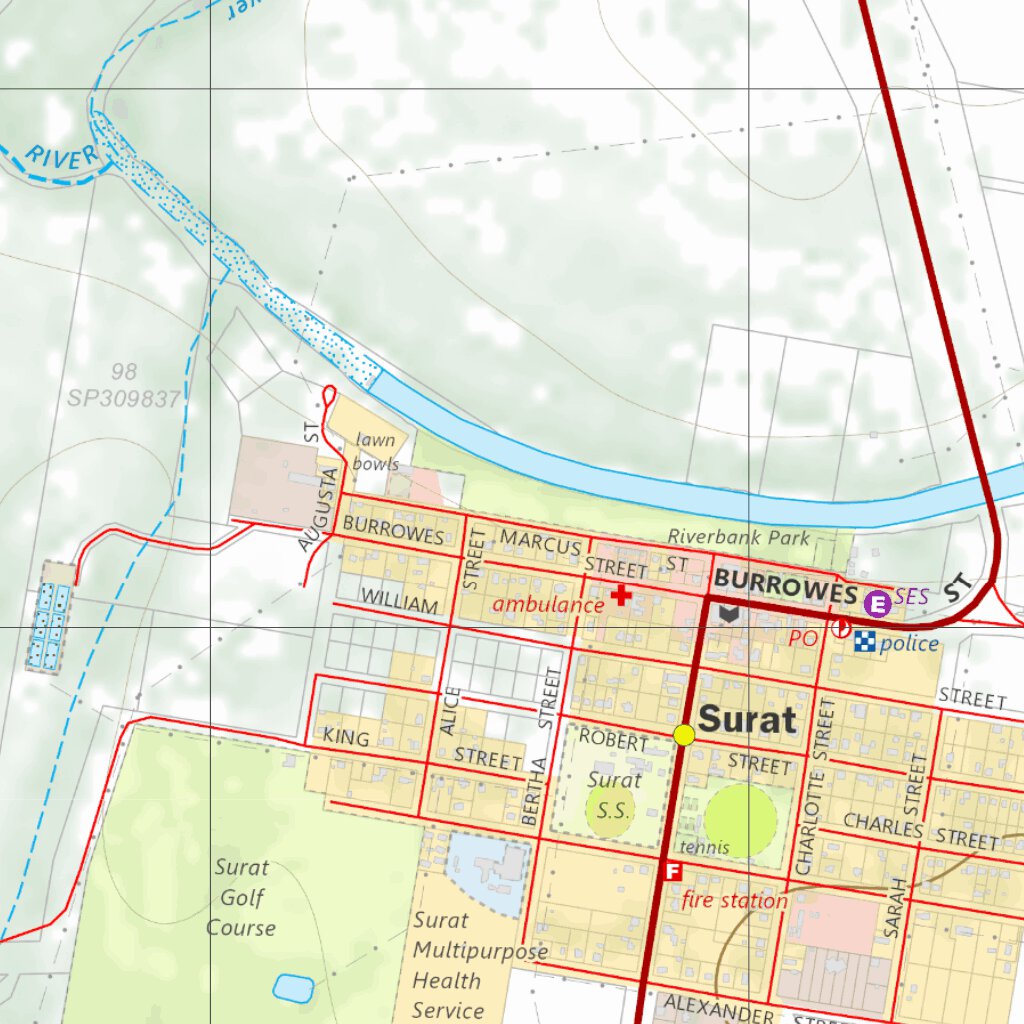 Surat (8743-43) Map by Department of Resources | Avenza Maps