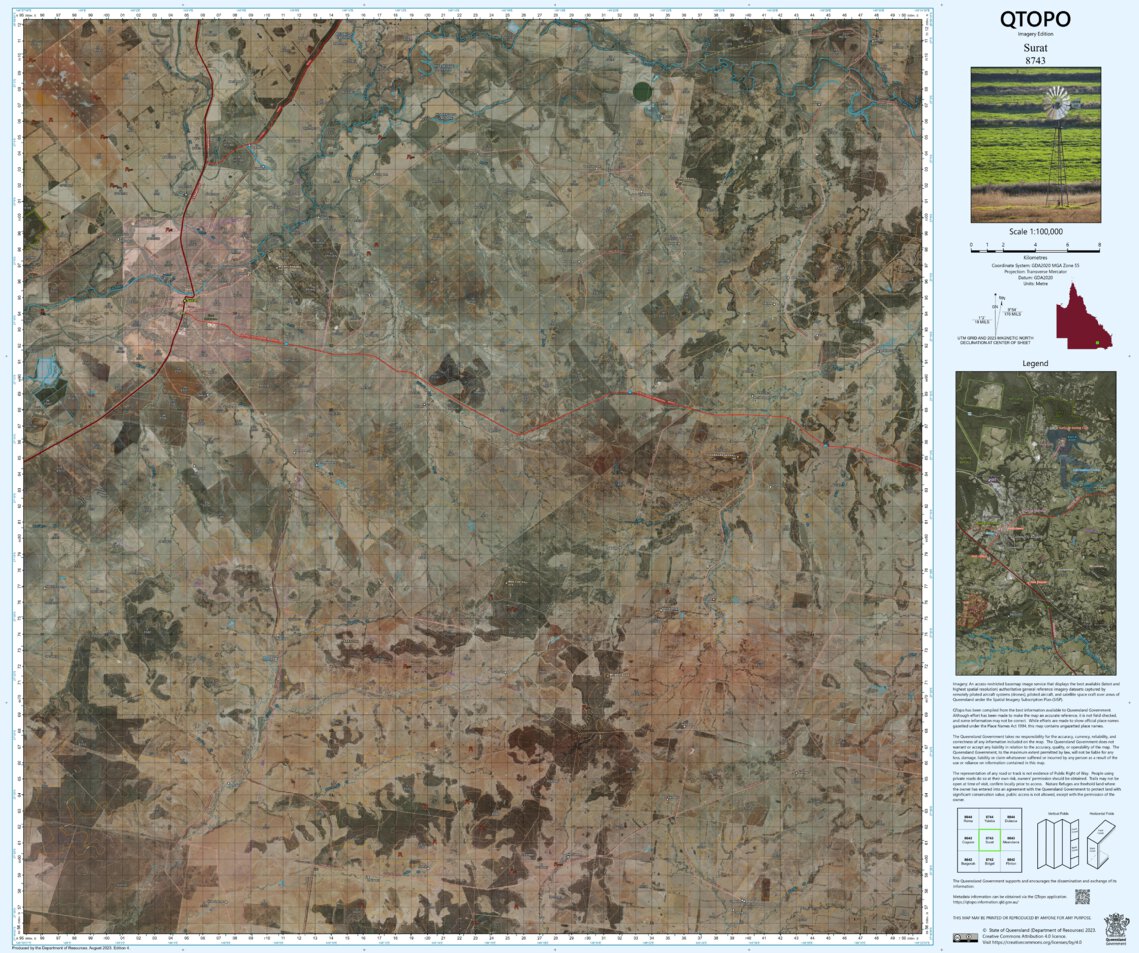 Surat (8743i) Map by Department of Resources | Avenza Maps