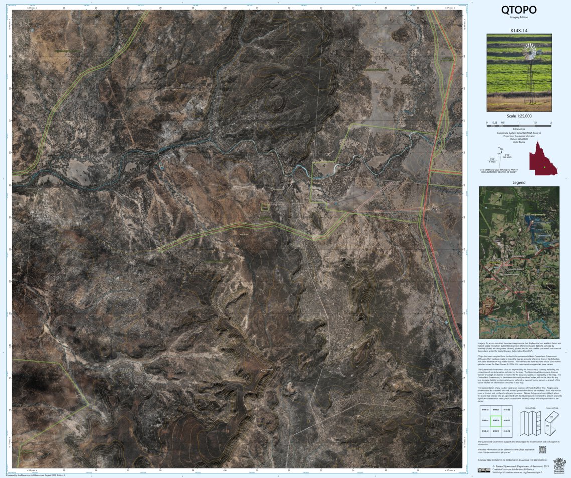Tambo (8148-14i) Map by Department of Resources | Avenza Maps
