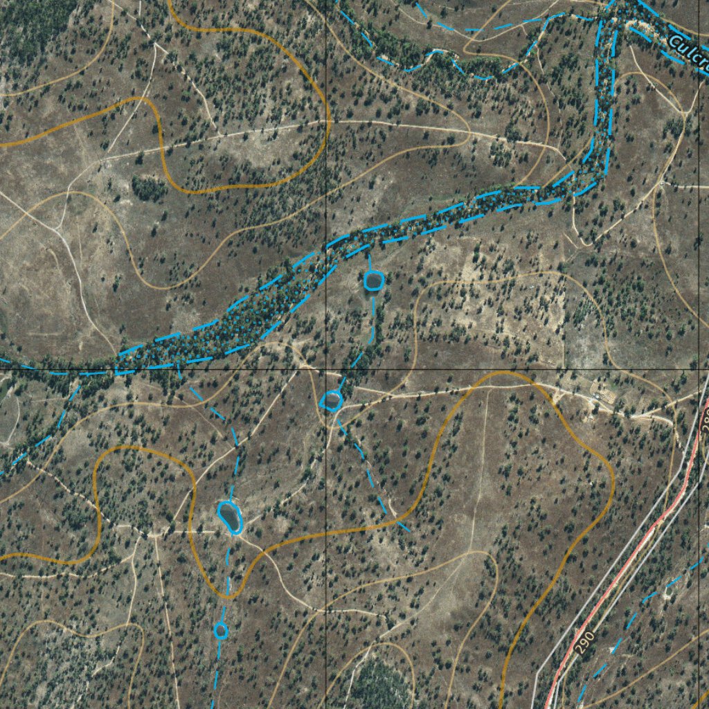 Tandora (9047-13i) Map by Department of Resources | Avenza Maps