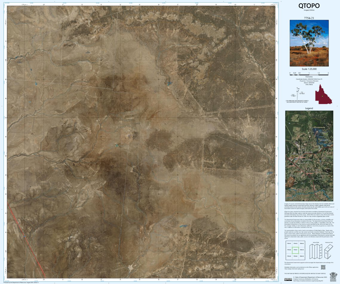 Tangorin (7754-21i) Map by Department of Resources | Avenza Maps