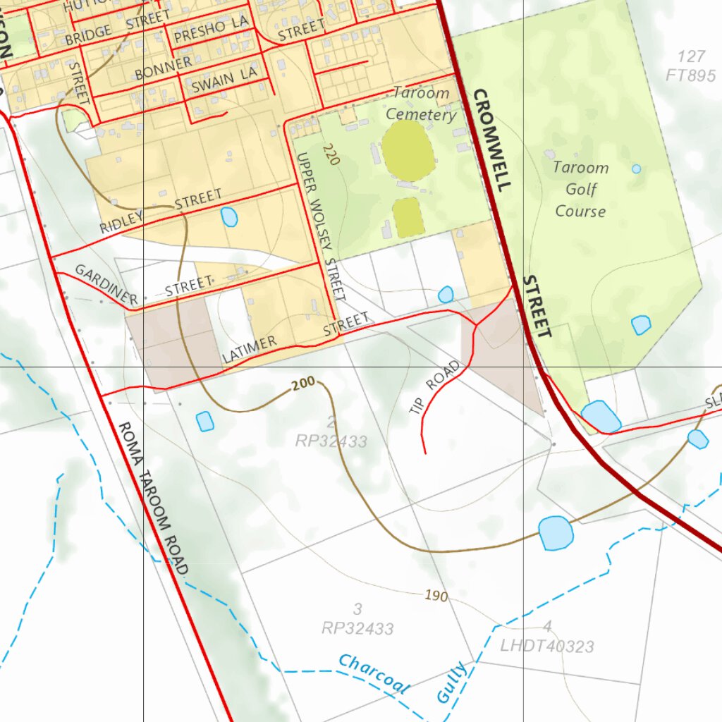 Taroom (8846-13) Map by Department of Resources | Avenza Maps