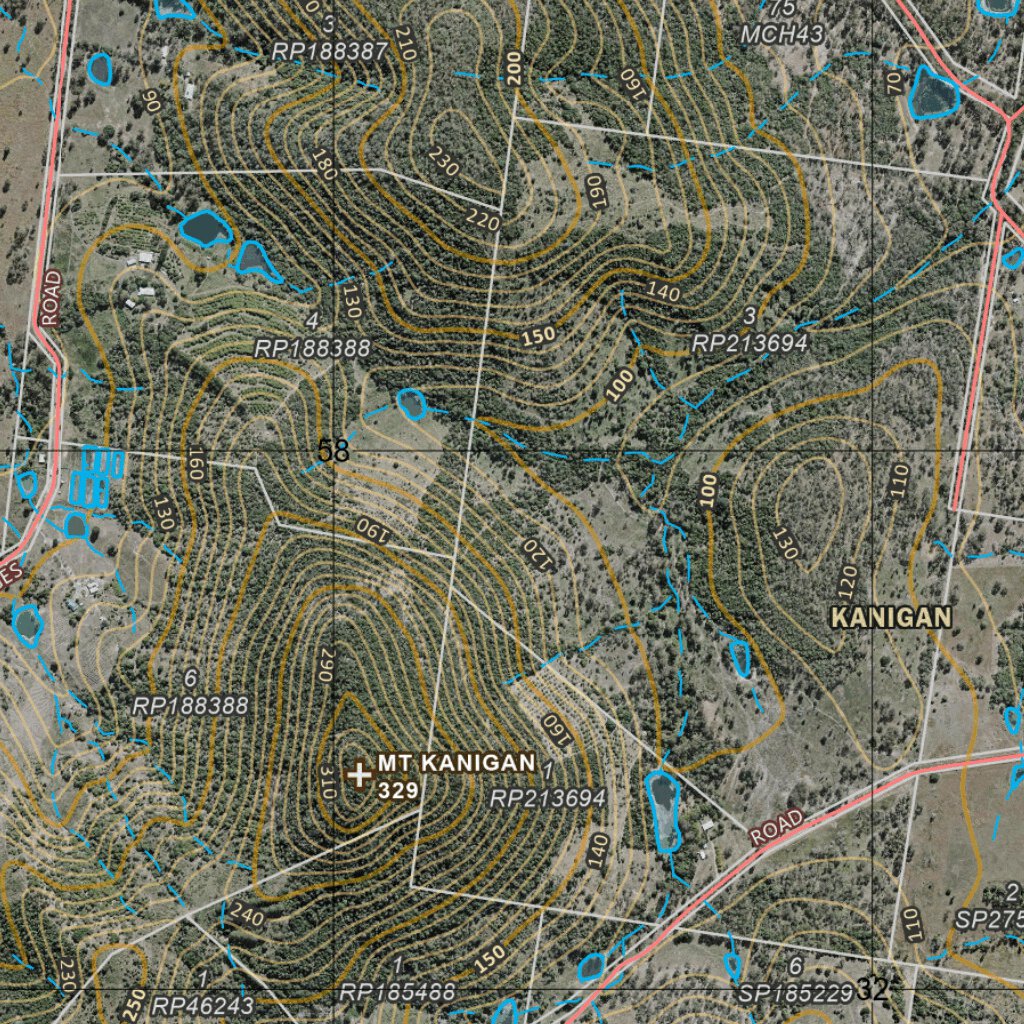 Theebine (9446-33i) Map by Department of Resources | Avenza Maps
