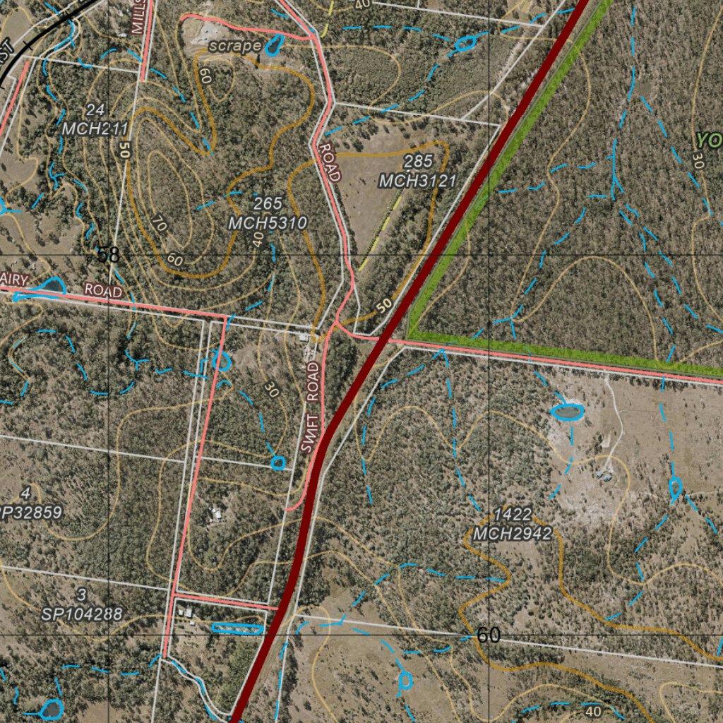 Tiaro (9446-43i) Map by Department of Resources | Avenza Maps