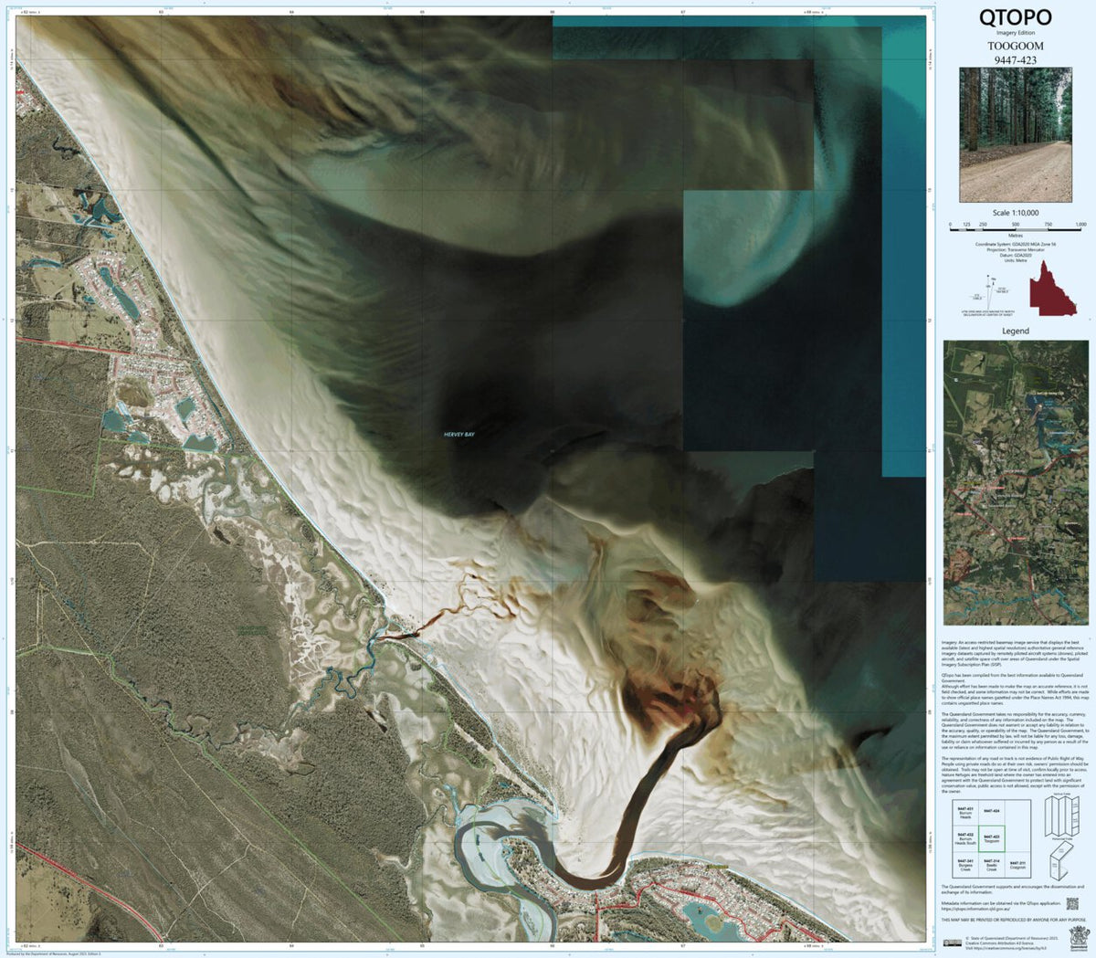 TOOGOOM (9447-423i) Map by Department of Resources | Avenza Maps