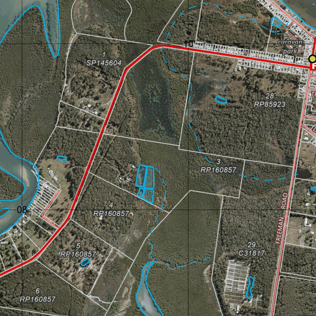 Toorbul (9543-44i) Map by Department of Resources | Avenza Maps