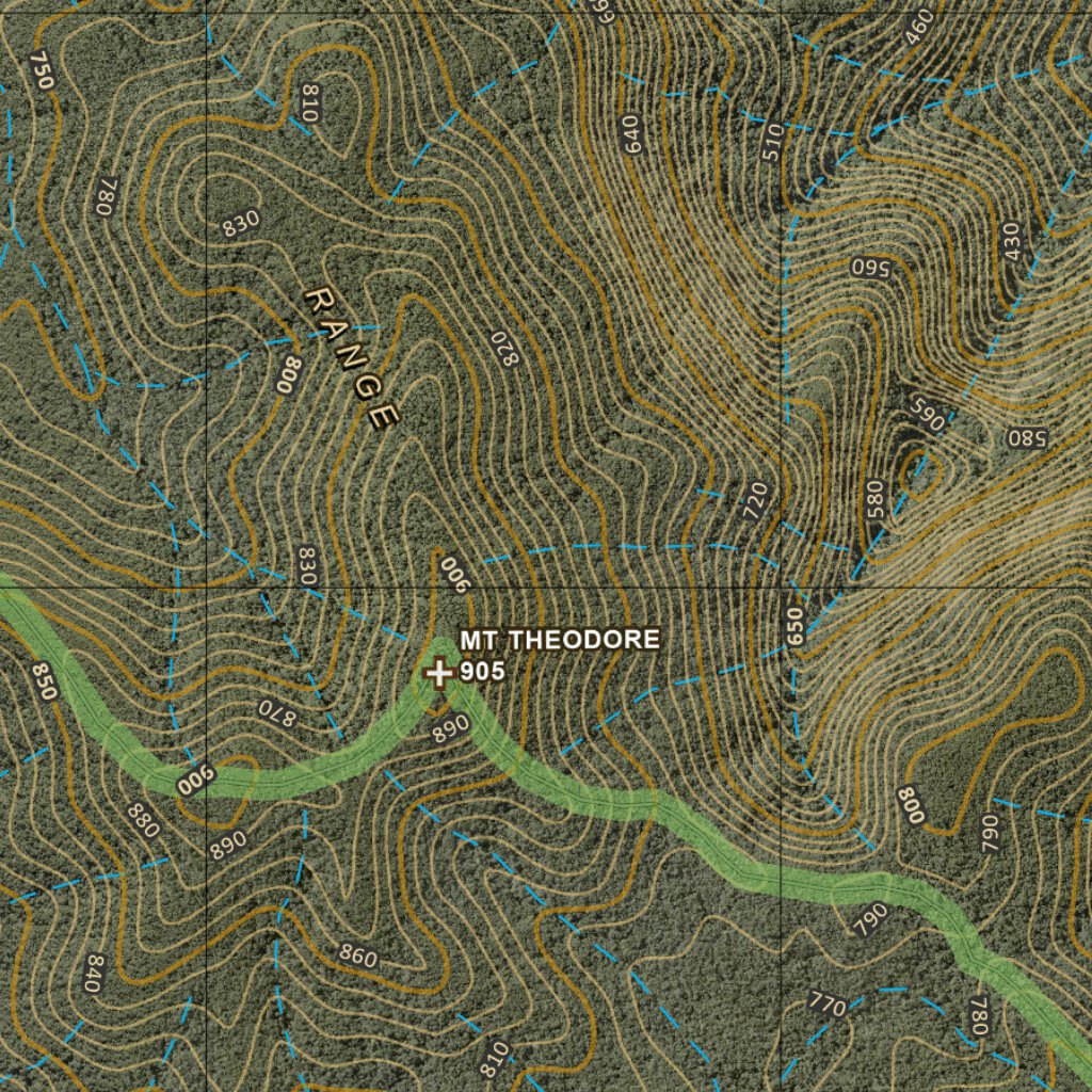 Tully Falls (8062-34i) Map by Department of Resources | Avenza Maps