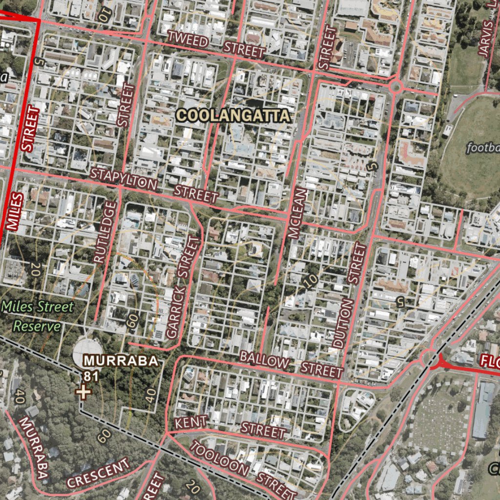 TWEED HEADS (9641-434i) Map by Department of Resources | Avenza Maps