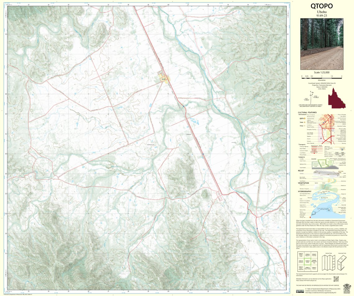 Ubobo (9149-23) Map by Department of Resources | Avenza Maps
