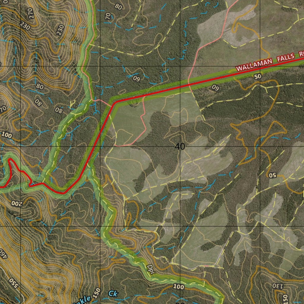 Wallaman Falls (8060-1i) Map by Department of Resources | Avenza Maps