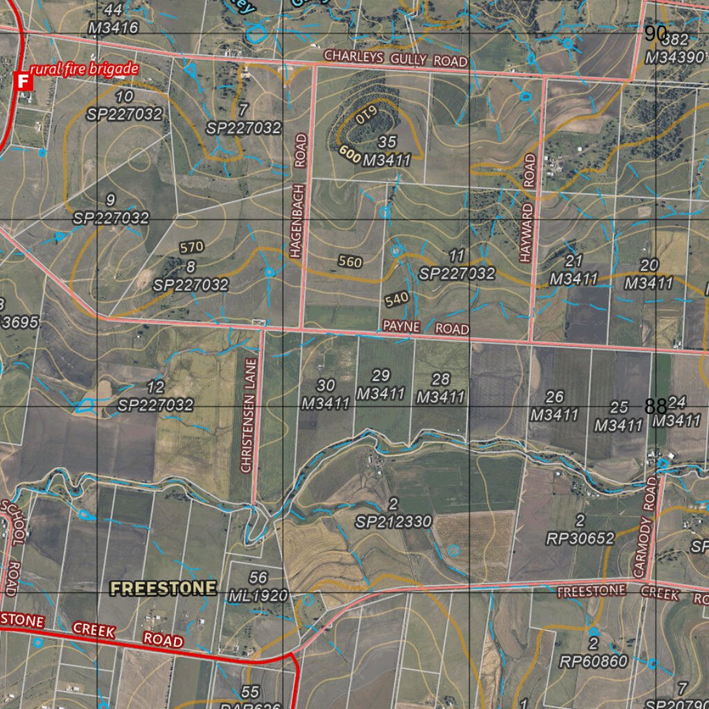 Warwick (9341-4i) Map by Department of Resources | Avenza Maps